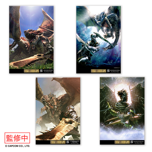 CAPCOM宣布《Monster Hunter》将与Metallizing Art合作推出金属画！历代封面图任君挑选！ - Wanuxi