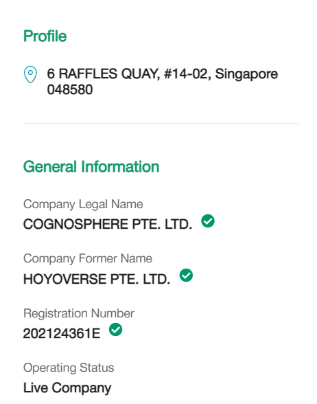 《原神》发行商从miHoYo变成神秘公司Cognosphere！别担心，只是新加坡分部罢了！ - Wanuxi