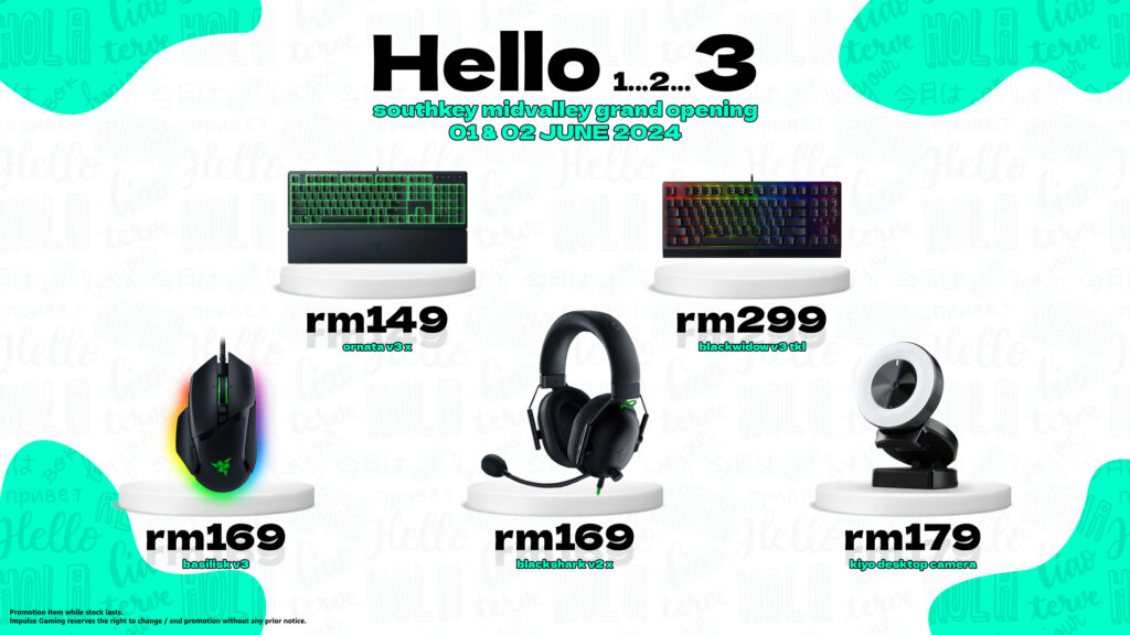 Impulse Gaming第三家旗舰店即将登陆Mid Valley Southkey，限时两天开业大促销来啦！ - Wanuxi