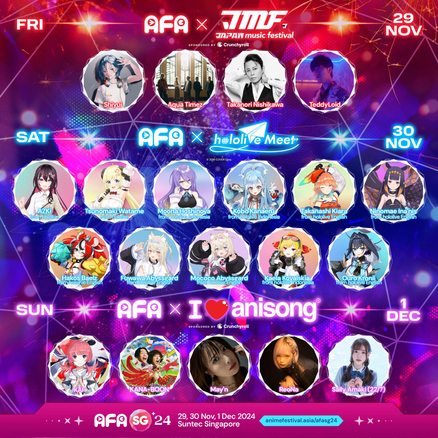 AFA Singapore 2024活动详情出炉，走进动漫、Cosplay、游戏等充满活力的世界！ - Wanuxi