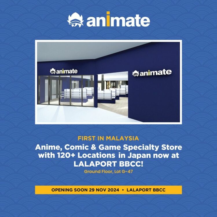 马来西亚Animate快闪店今天正式开跑！ACG迷们赶紧到LaLaport朝圣！ - Wanuxi