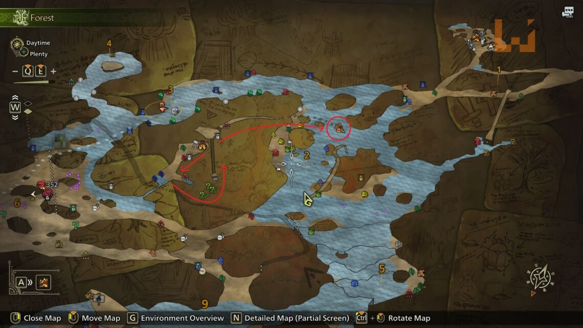 《怪物猎人：荒野》重要材料最佳采集点攻略：助你轻松收集不走冤枉路！ - Wanuxi