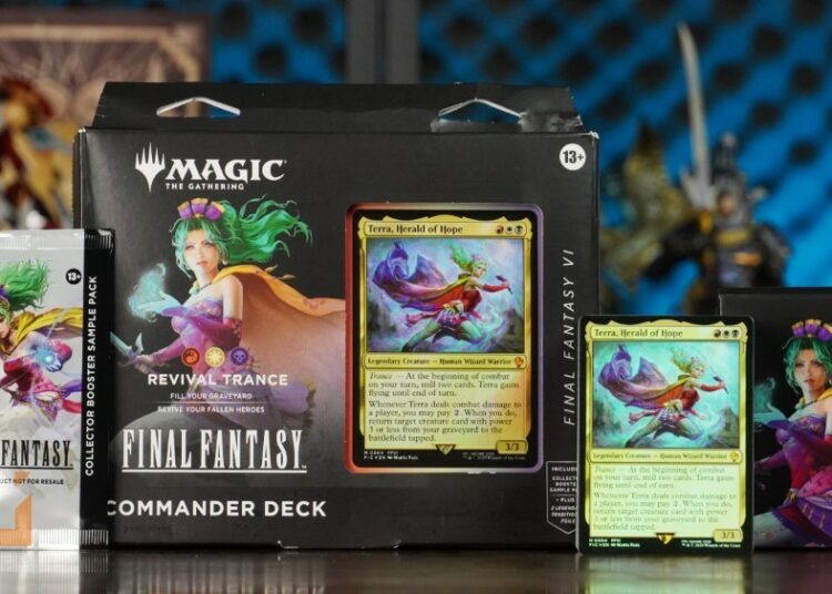 万智牌《最终幻想》联动牌组全系列开箱：回顾16代的点滴，每一张都是满满的情怀！ - Wanuxi