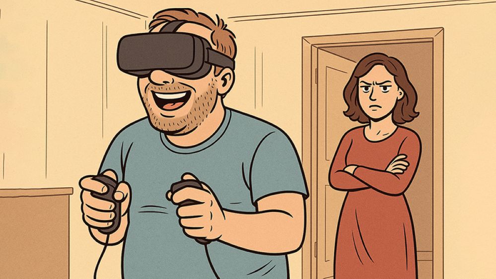 Steam免费成人VR游戏《VR Secretary》开发进度延期，原因竟是被老婆抓包！ - Wanuxi